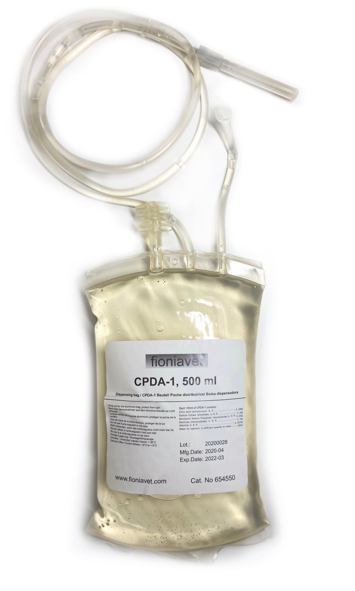 CPDA-1 antikoagulantti, 500 ml